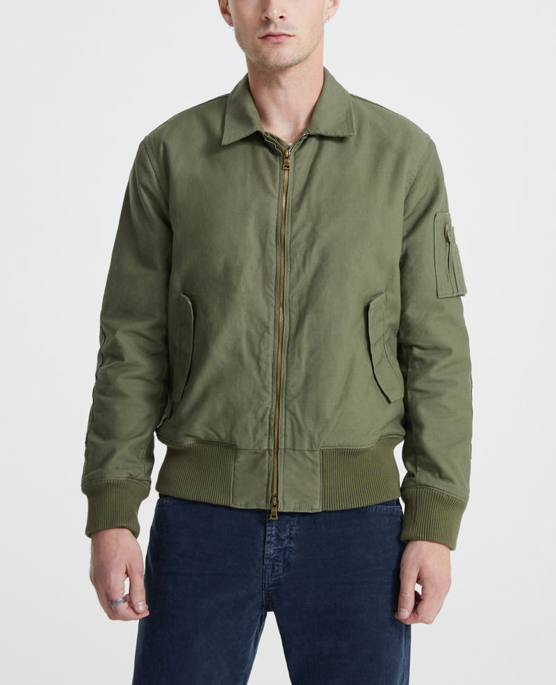 Mens Hatch Aviator Jacket Climbing Ivy at AG Jeans Outlet Official Store