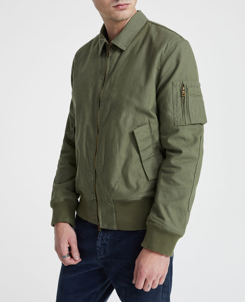 Mens Hatch Aviator Jacket Climbing Ivy at AG Jeans Outlet Official Store