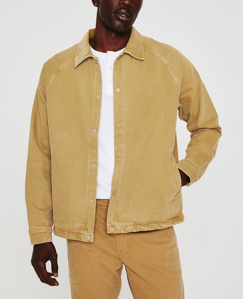 Mens Hayden Jacket Sulfur Vintage Khaki at AG Jeans Outlet Official Store