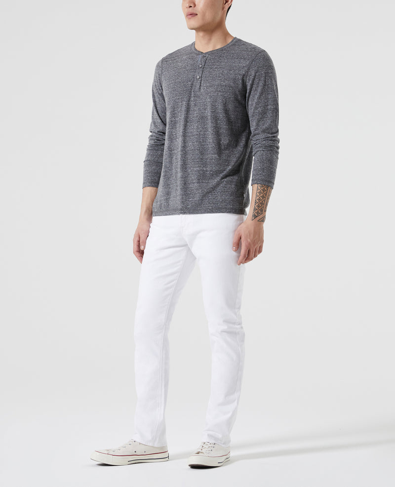Mens Clyde Henley Heather Grey at AG Jeans Outlet Official Store