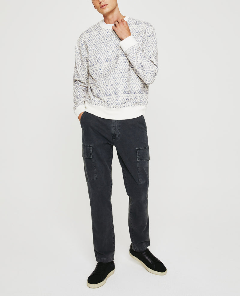 Mens Arc Crew Diamond Chevron Blue Multi at AG Jeans Outlet Official Store