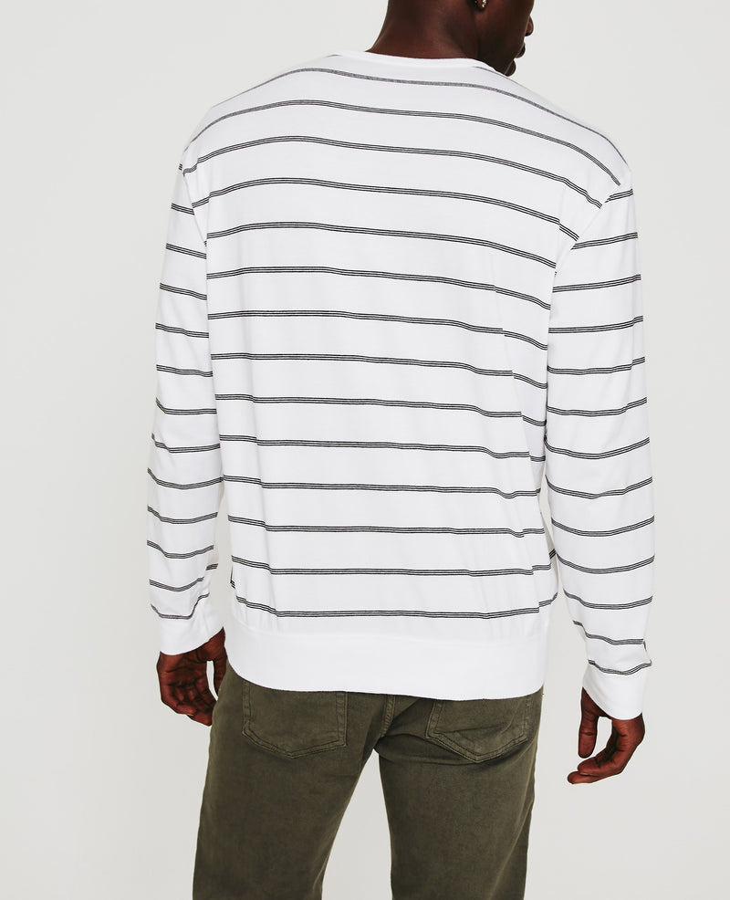 Mens Wesley Pullover True White/True Black at AG Jeans Outlet Official ...