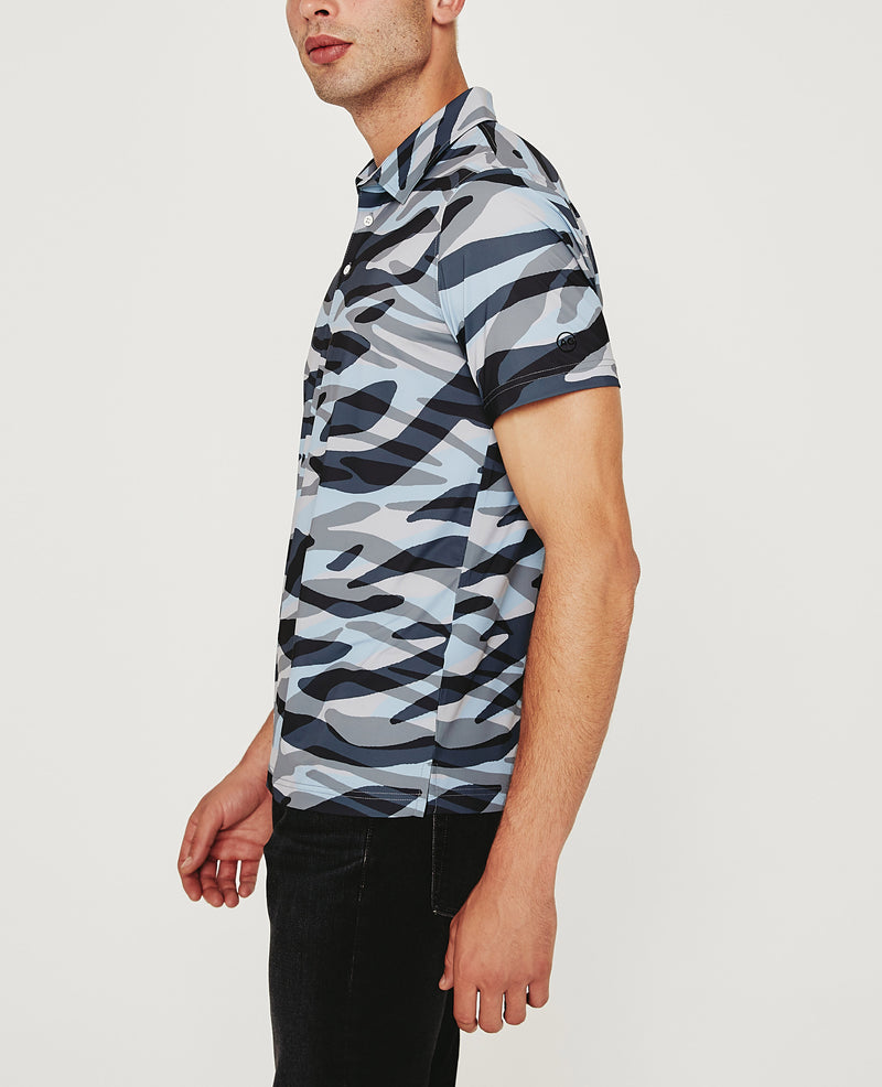 Mens Bryce Polo Water Zebra at AG Jeans Outlet Official Store