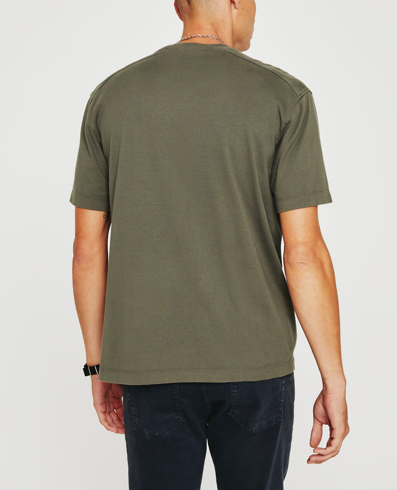 Mens Shane Crew Armory Green at AG Jeans Outlet Official Store