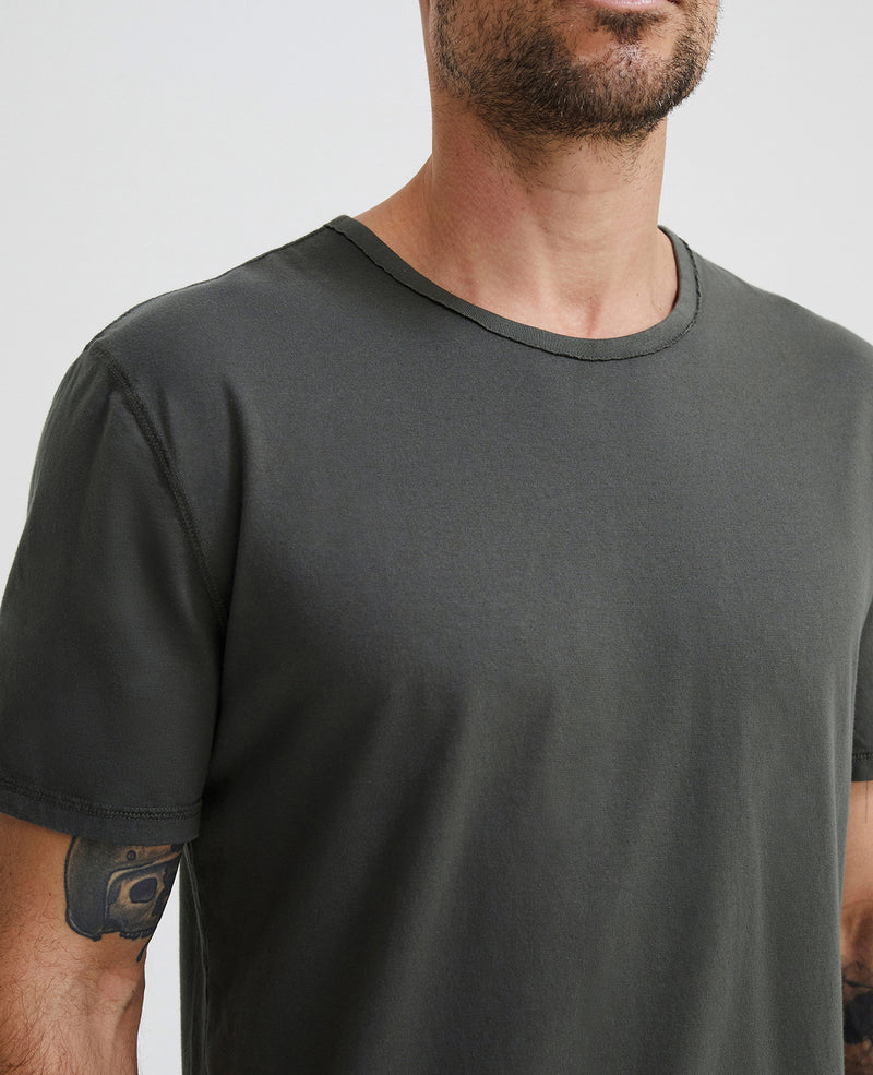 Mens Anders Crew Ash Green at AG Jeans Outlet Official Store