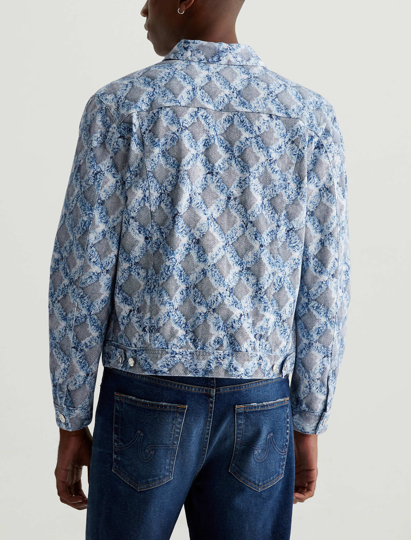 Men Dart Jacket Diamond Fray Big Light at AG Jeans Outlet Official Store