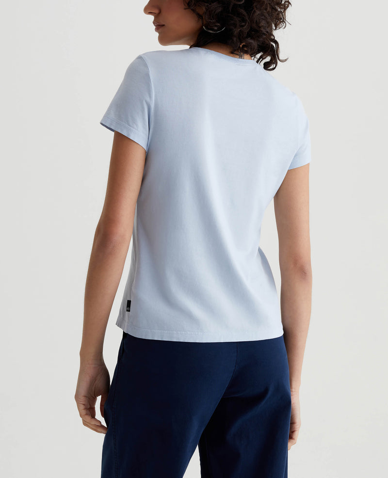 Women Ena Crew Blue Whisper at AG Jeans Outlet Official Store