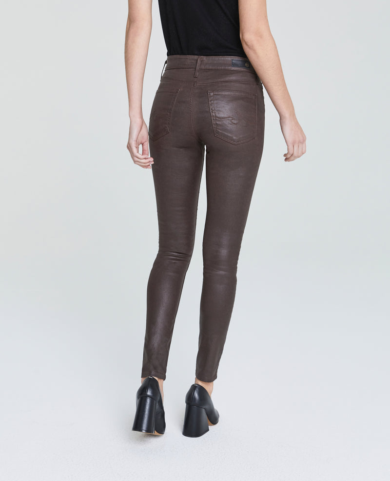 Womens Farrah Skinny Leatherette Raleigh Brown at AG Jeans Outlet ...