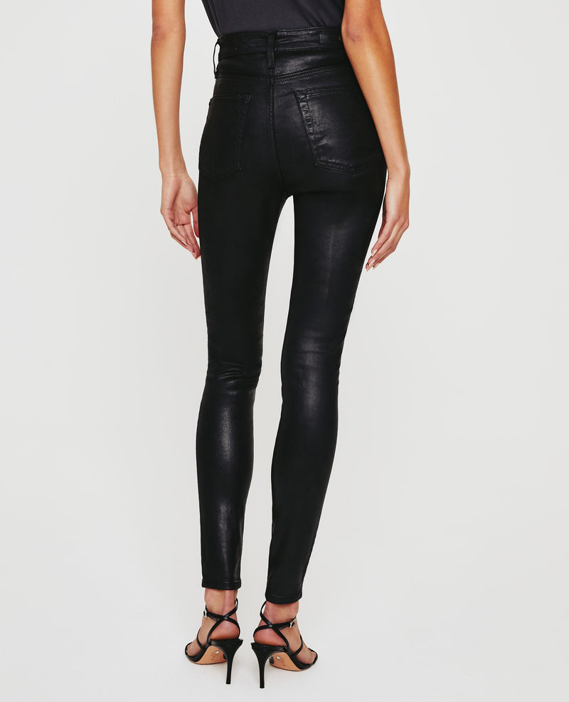 Womens Mila Leatherette Super Black at AG Jeans Outlet Official Store