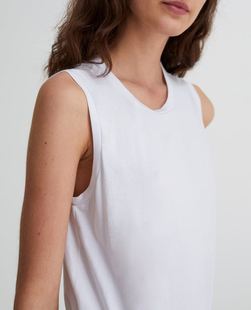 Womens Ryker Muscle Tank True White at AG Jeans Outlet Official Store