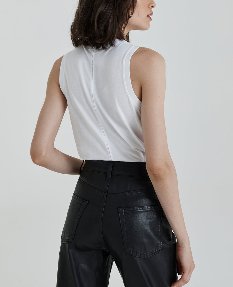 Womens Tomas Leatherette Super Black at AG Jeans Outlet Official Store