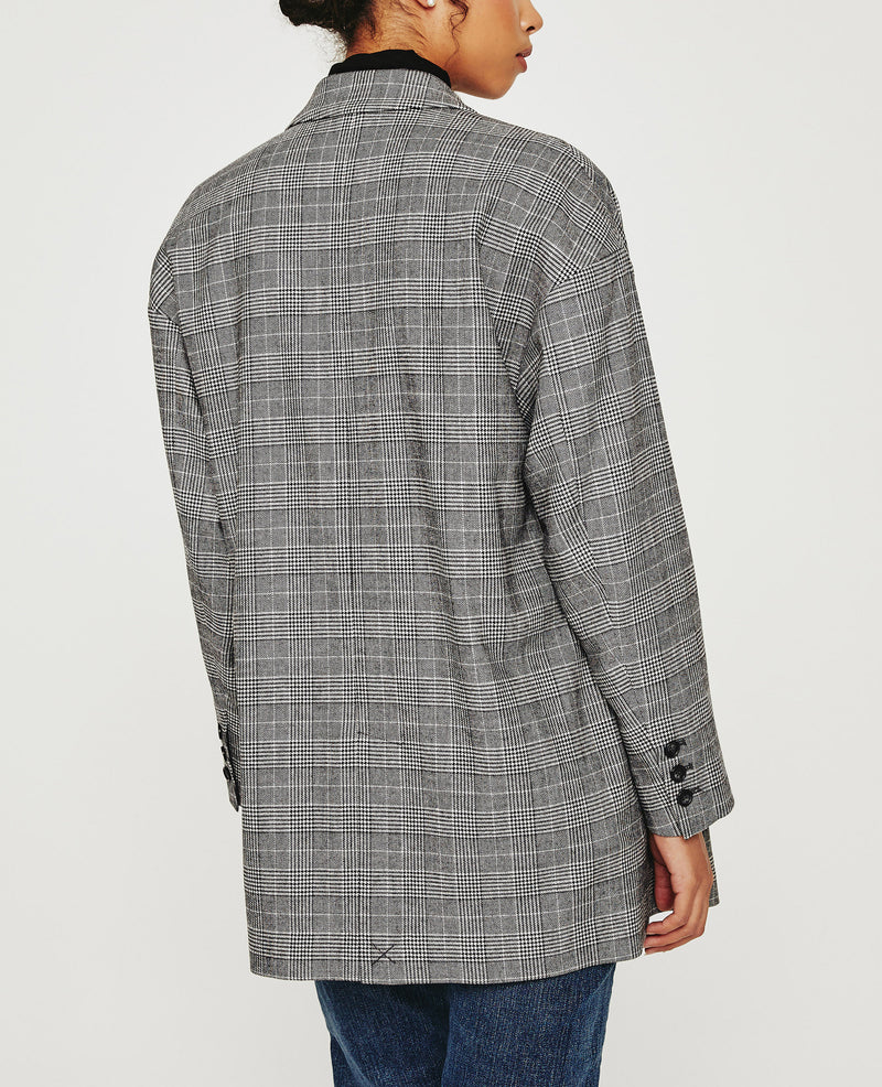 Womens Kingsley Blazer True Black/Ivory Dust at AG Jeans Outlet ...