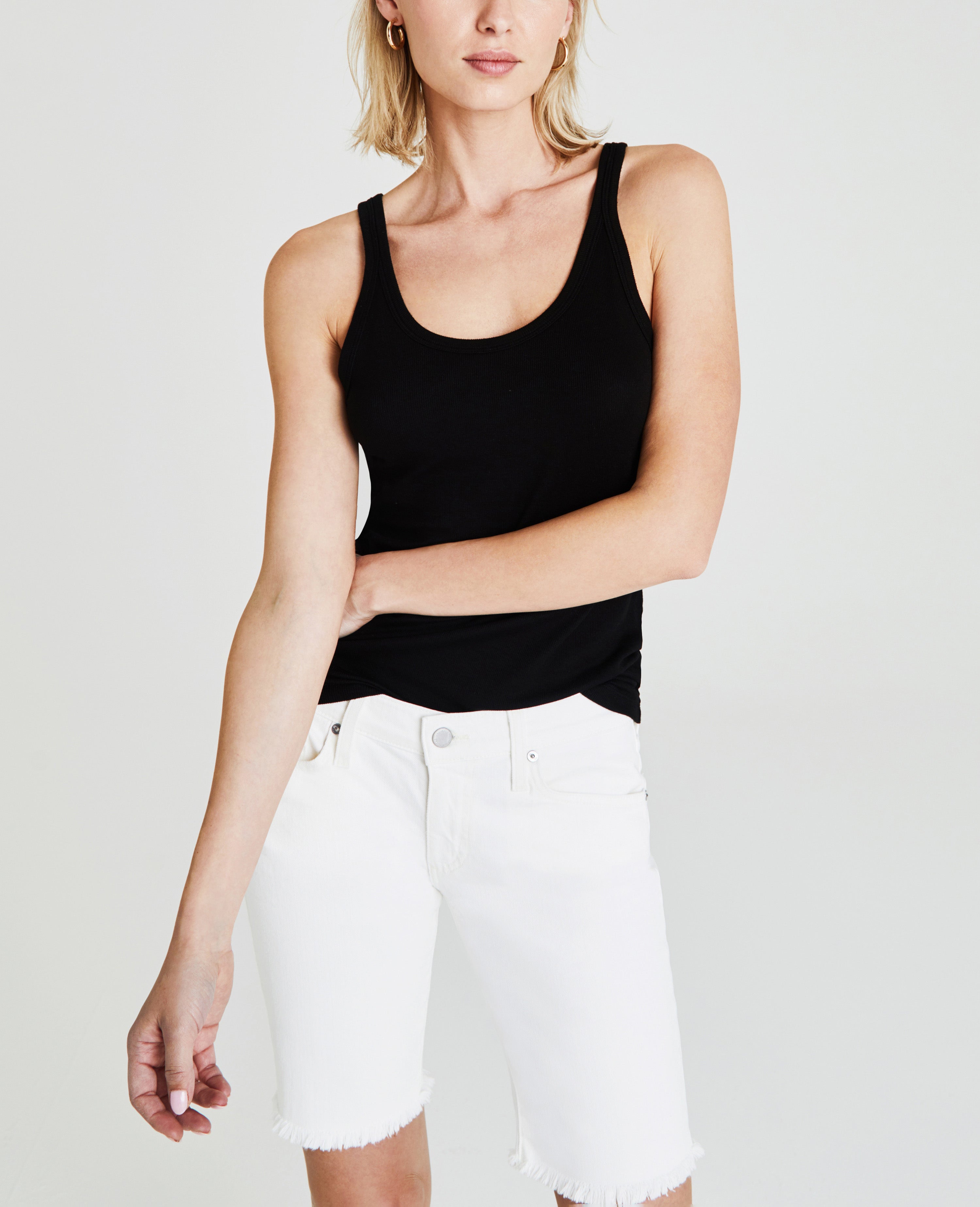 Womens Jagger Tank True Black at AG Jeans Outlet Official Store