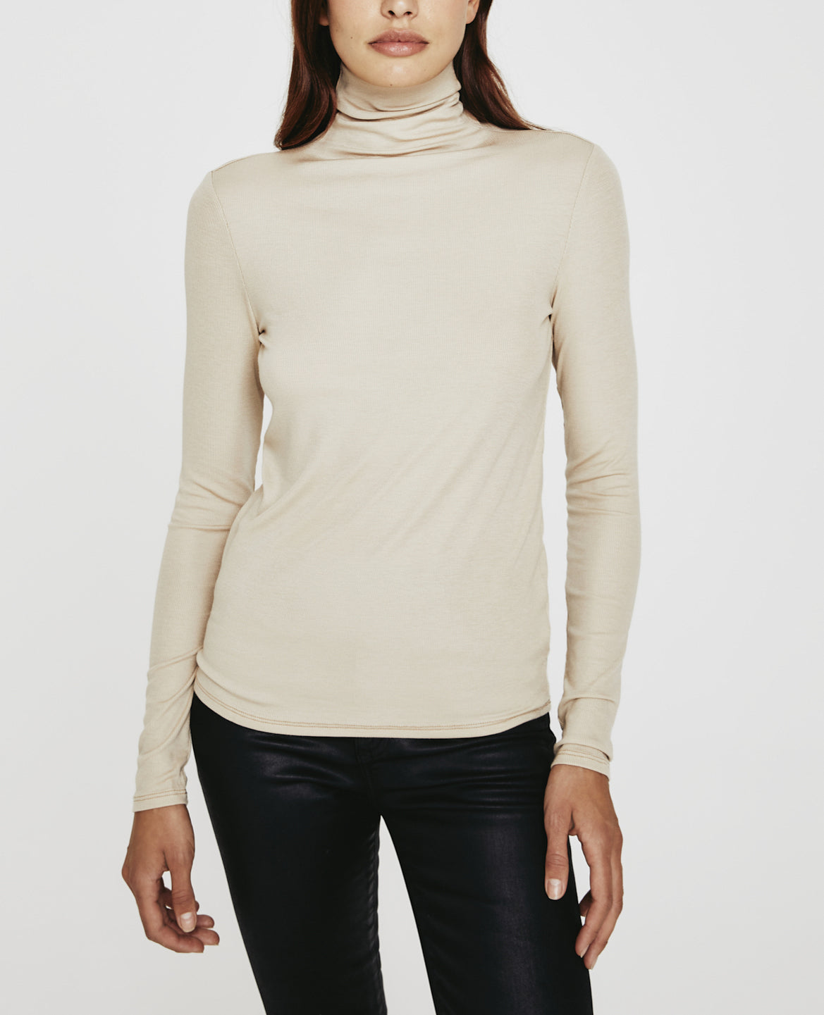 Womens Chels Turtleneck Dust Field at AG Jeans Outlet Official Store