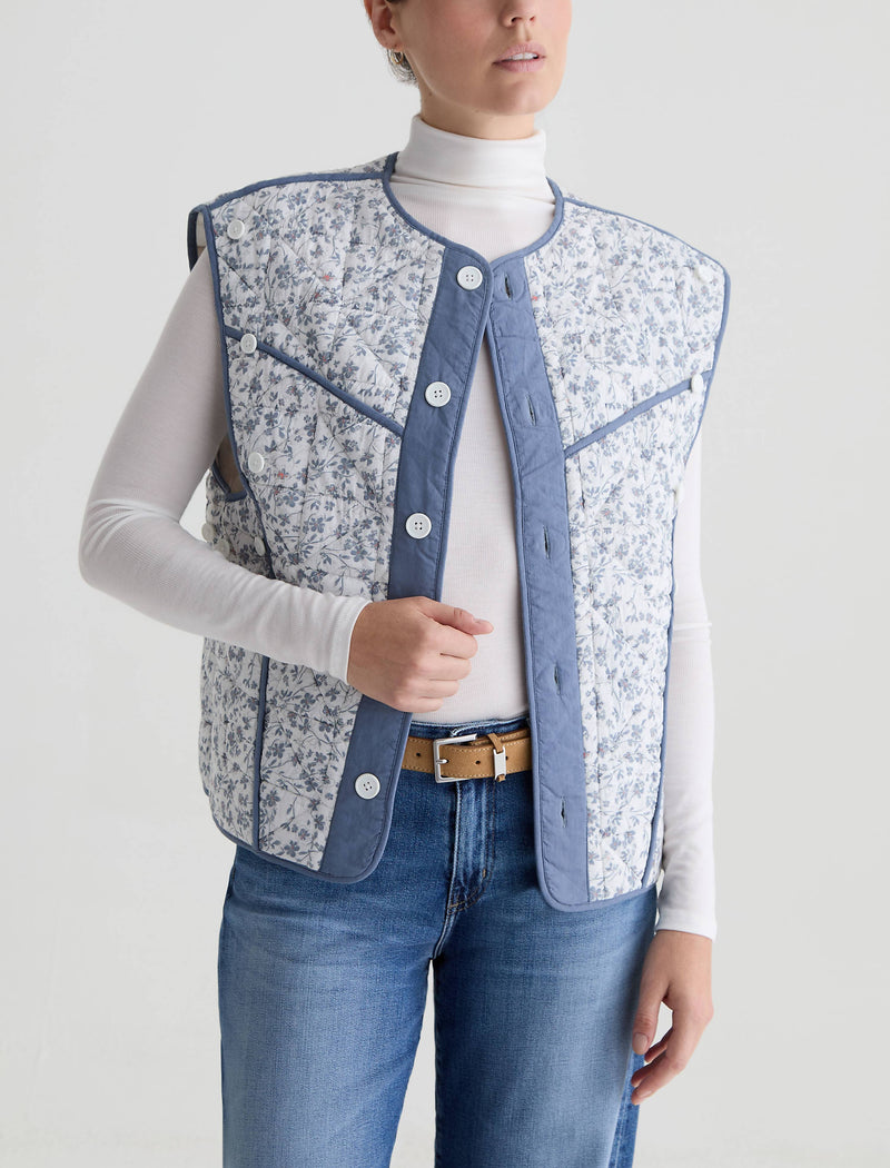Womens Marley Jacket Triangle Collage Blue Multi at AG Jeans Outlet ...
