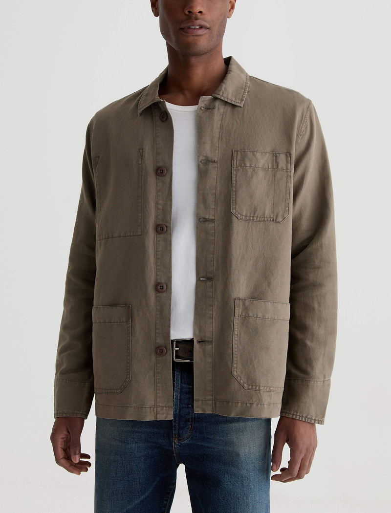 Mens Spencer Jacket Sulfur Canyon Moss at AG Jeans Outlet Official Store